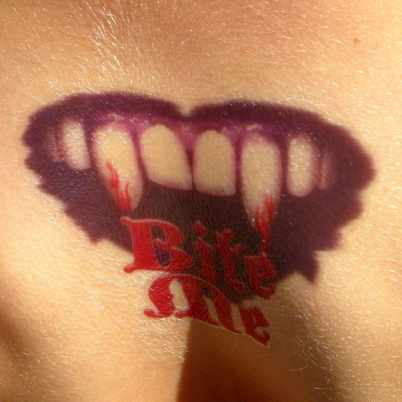 Vampire Fangs Tattoo